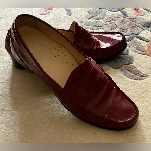 Cole Haan | Shoes | Cole Haan Nike Air Womens Red Patent Leather Penny ...